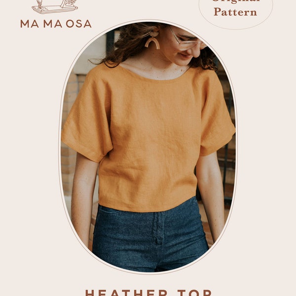 Linen Top Sewing Pattern - Etsy