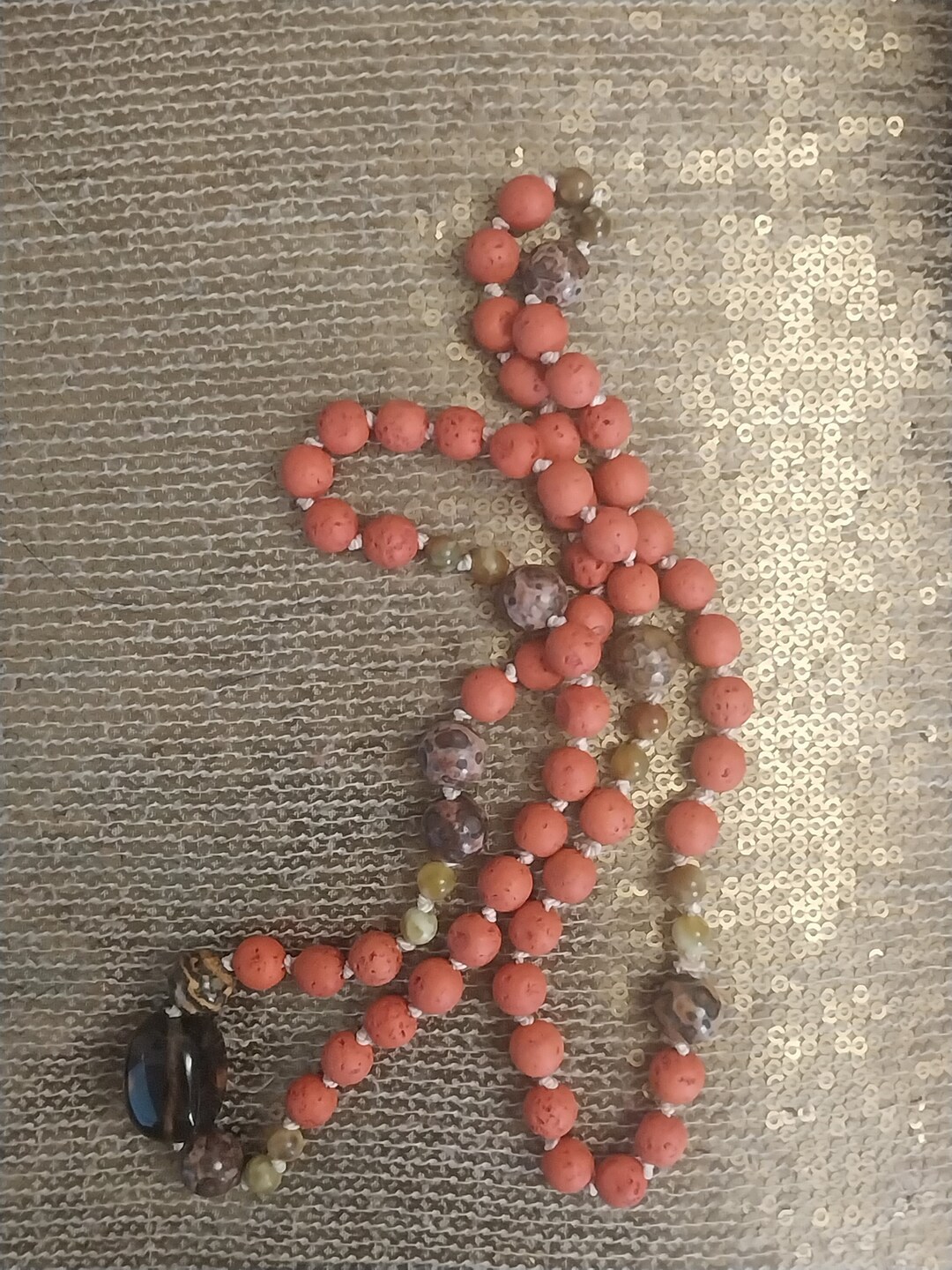 Circular Rosary. Traditional Five Decade Roman Catholic Rosary, Quartz ...