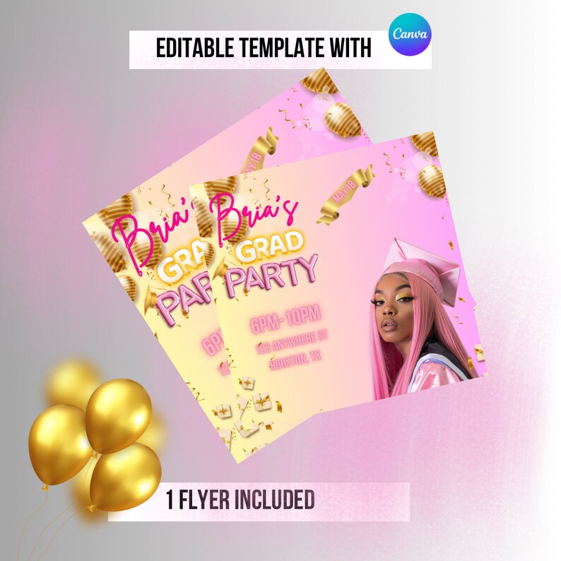 Graduation Template - Etsy