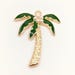Coconut Tree Pendant With Pearl Accent - Etsy