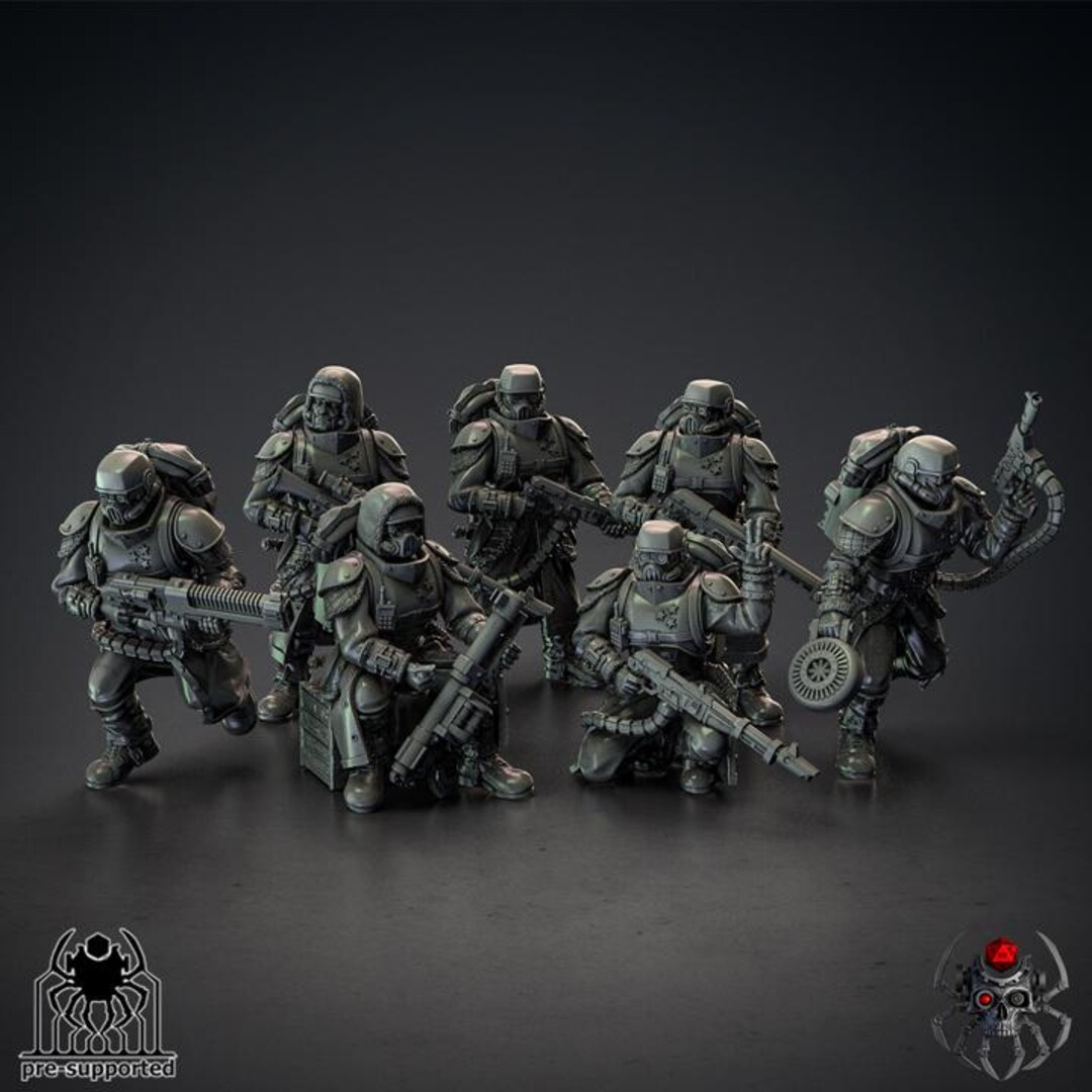 Grimgaurd Special Forces Commandos - Squad of 10 - Etsy