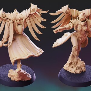 Divine Widows - Valkyrie Squad of 5 | 28mm Models for Sci-fi Wargames ...