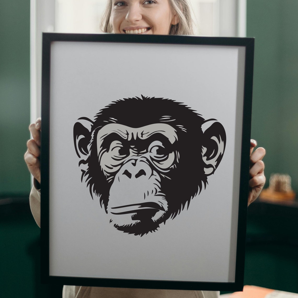 Monkey Svg Bundle, Monkey Clipart for Cricut, Monkey Silhouette, Monkey ...