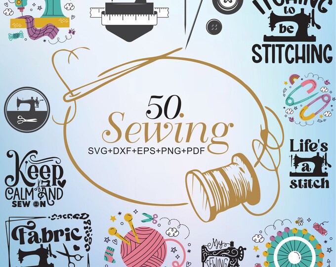 Sew Sister Sewing Notions SVG Instant Download - Etsy Canada
