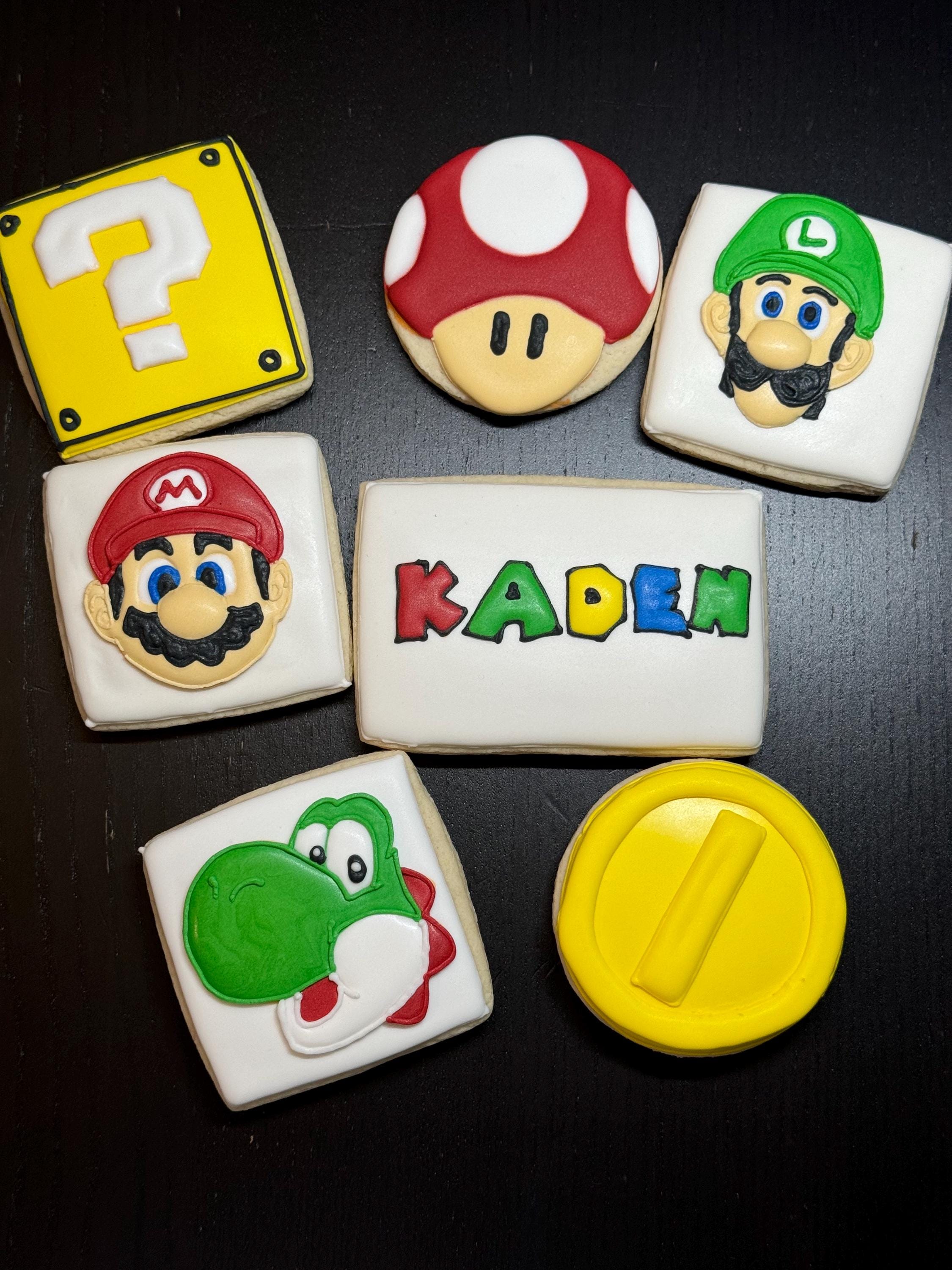 Mario Bros Royal Icing Cookies - Etsy