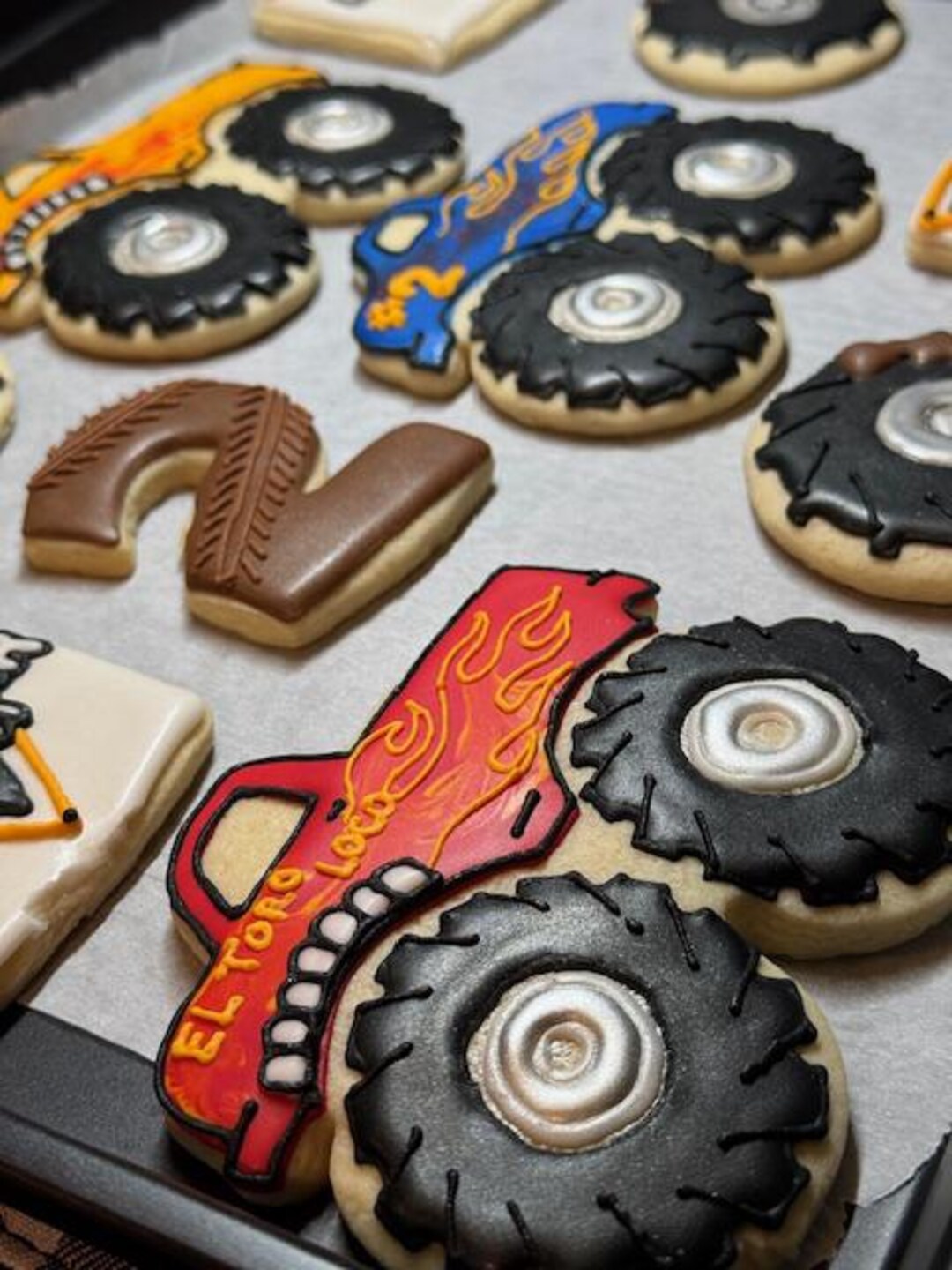 Monster Jam Cookies - Etsy