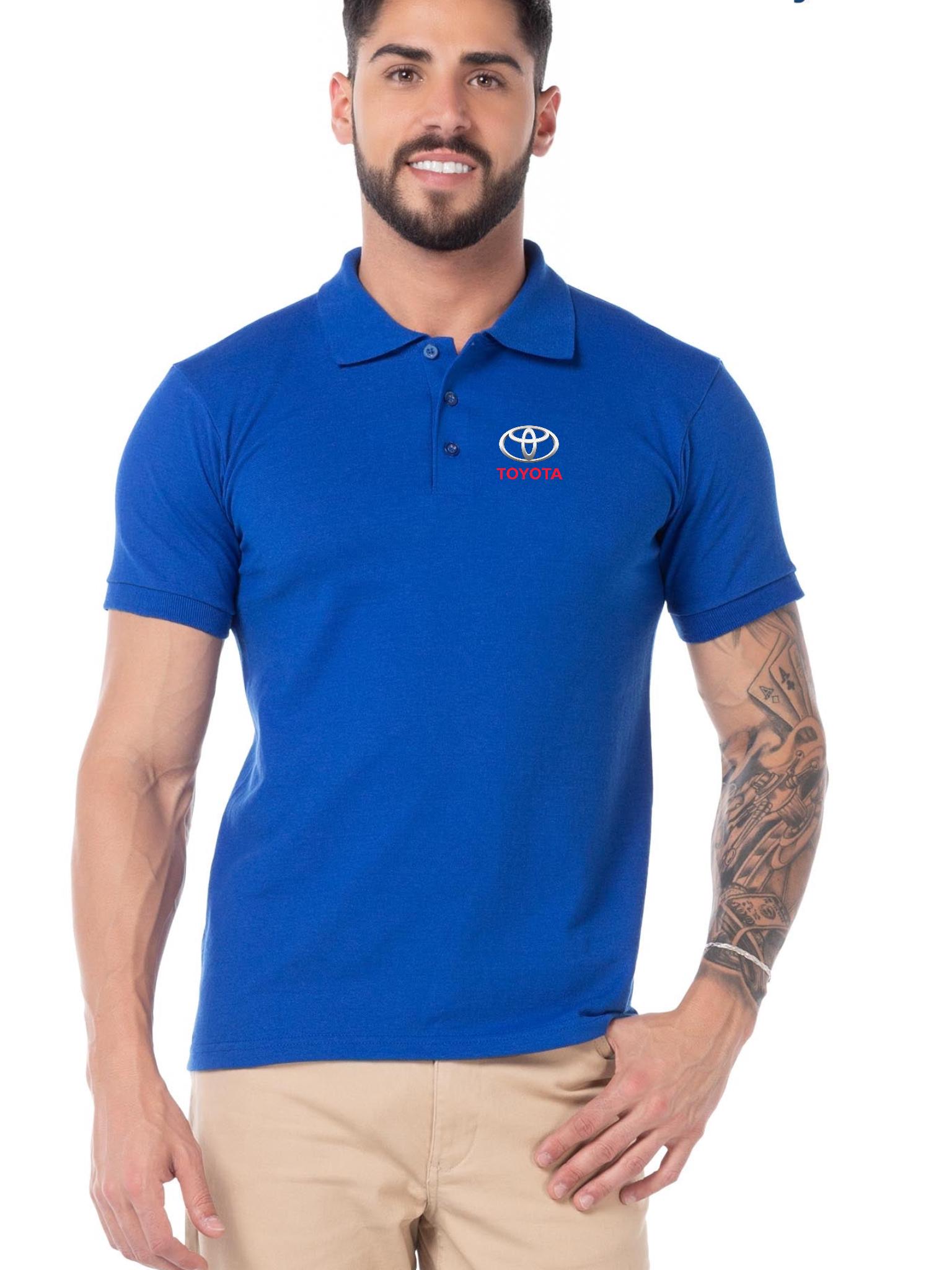 Men's Toyota Polo Logo Printing Pocket Shirt Gift - Etsy