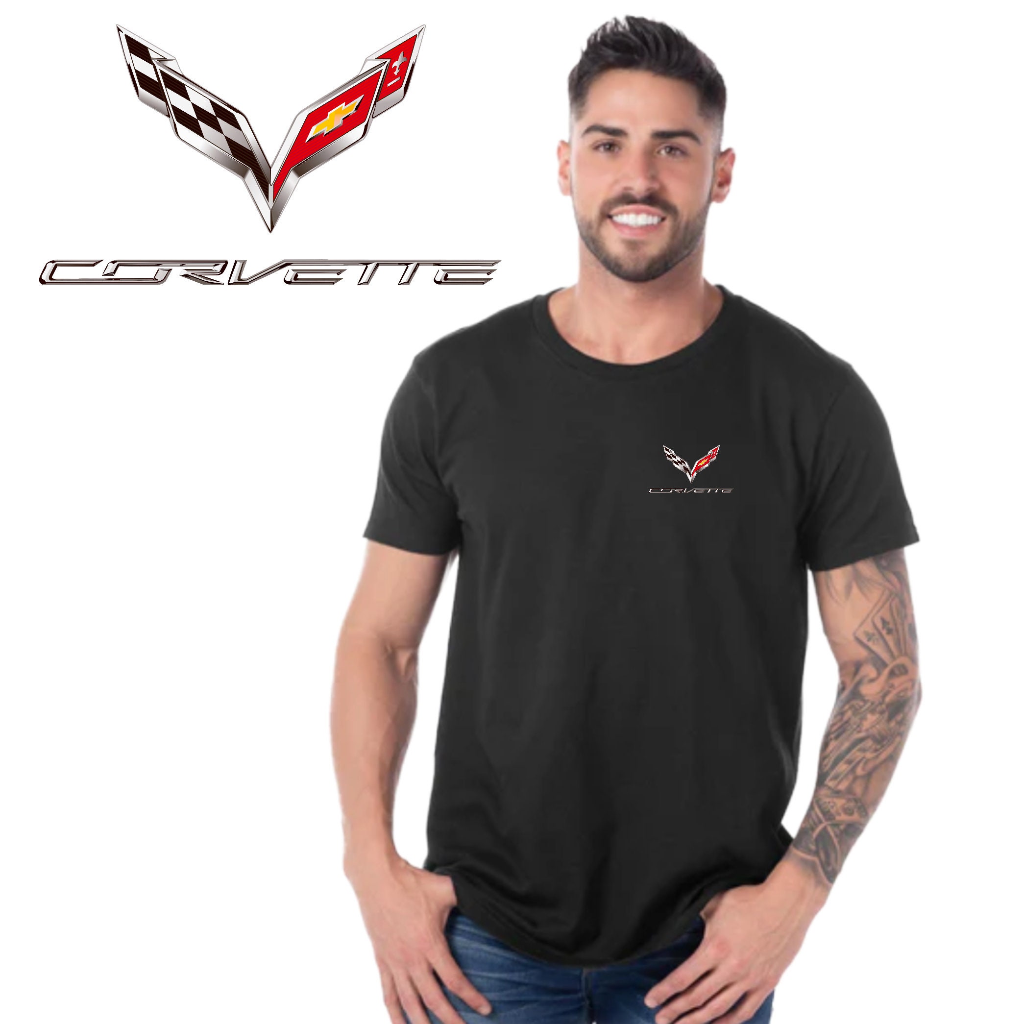 Men's Tshirt Corvette C8 Printing Unisex - Etsy
