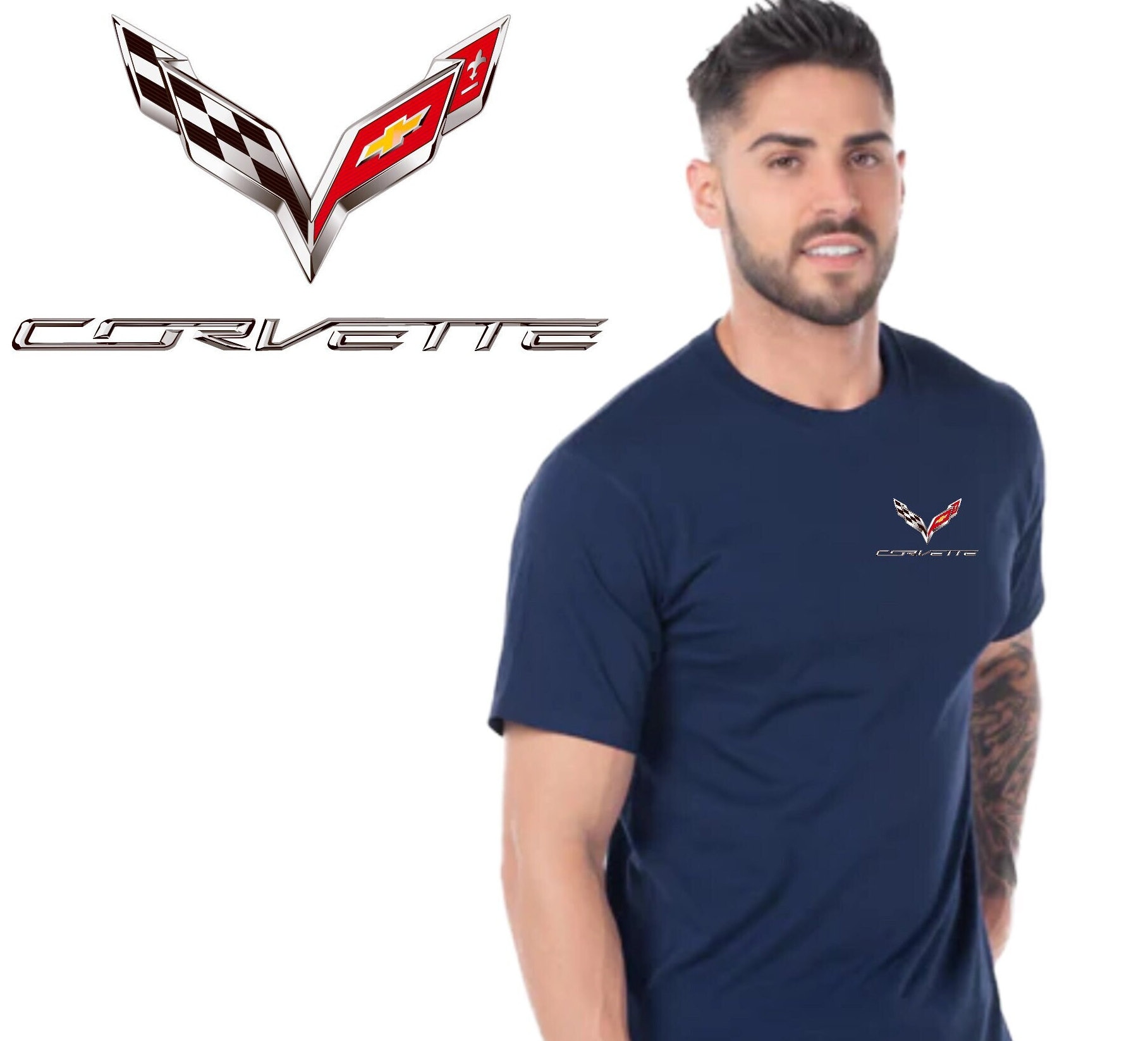 Men's Tshirt Corvette C8 Printing Unisex - Etsy