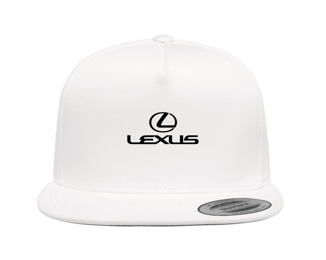 Lexus Cap Logo Printing Car Emblem Black and White Adjustable 100% ...