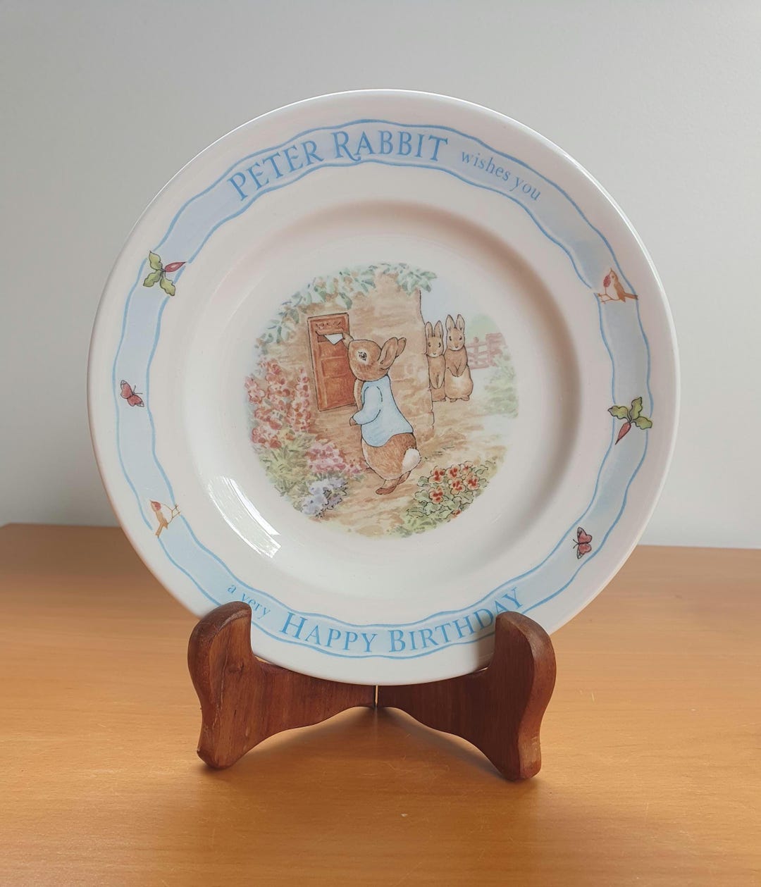 1996 Peter Rabbit Ceramic Wedgwood Collectable Birthday Plate - Etsy