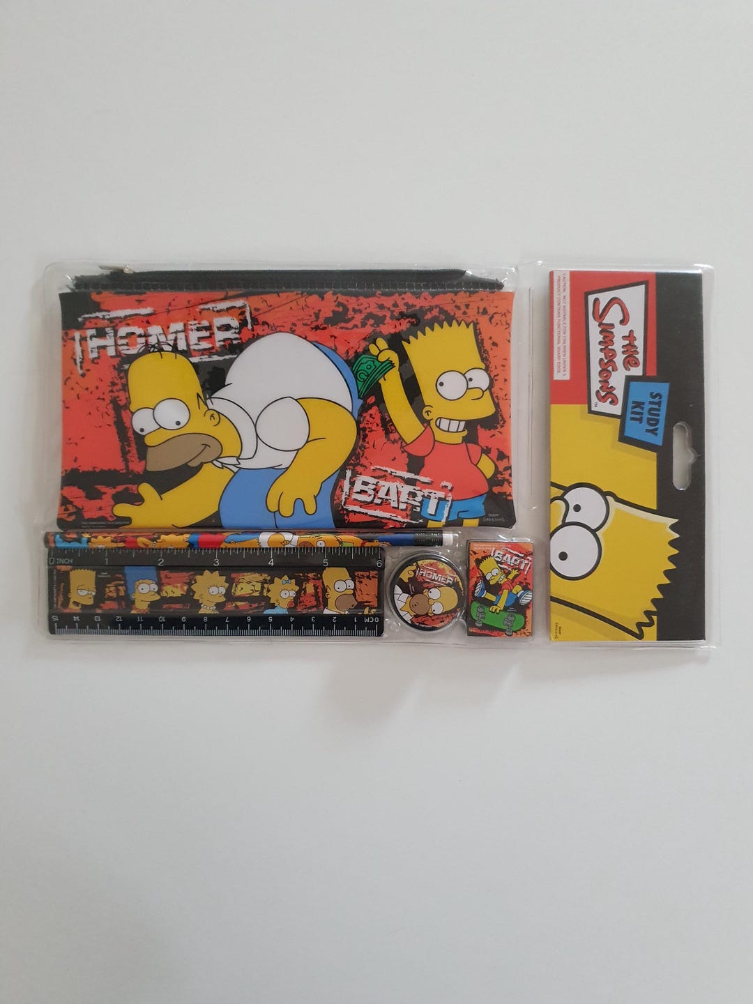 Vintage 2005 the Simpsons Stationery Set - Etsy