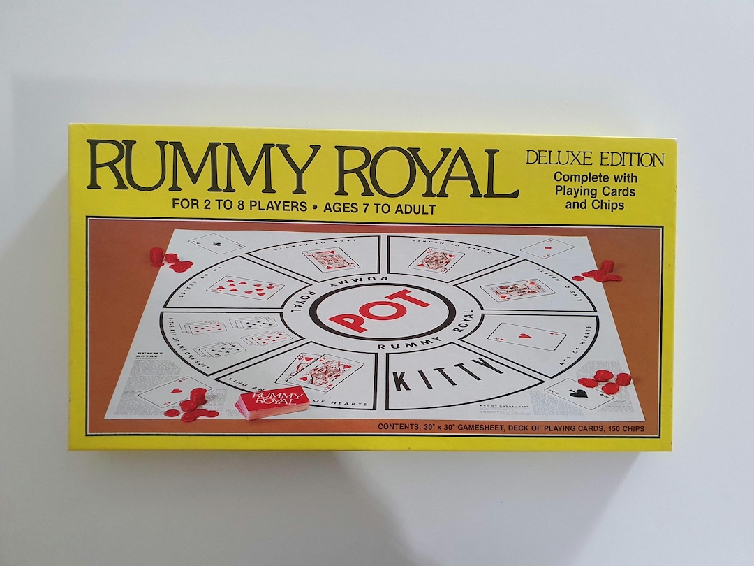 Vintage 1981 Rummy Royal Deluxe Edition Game No 4804 by Western ...