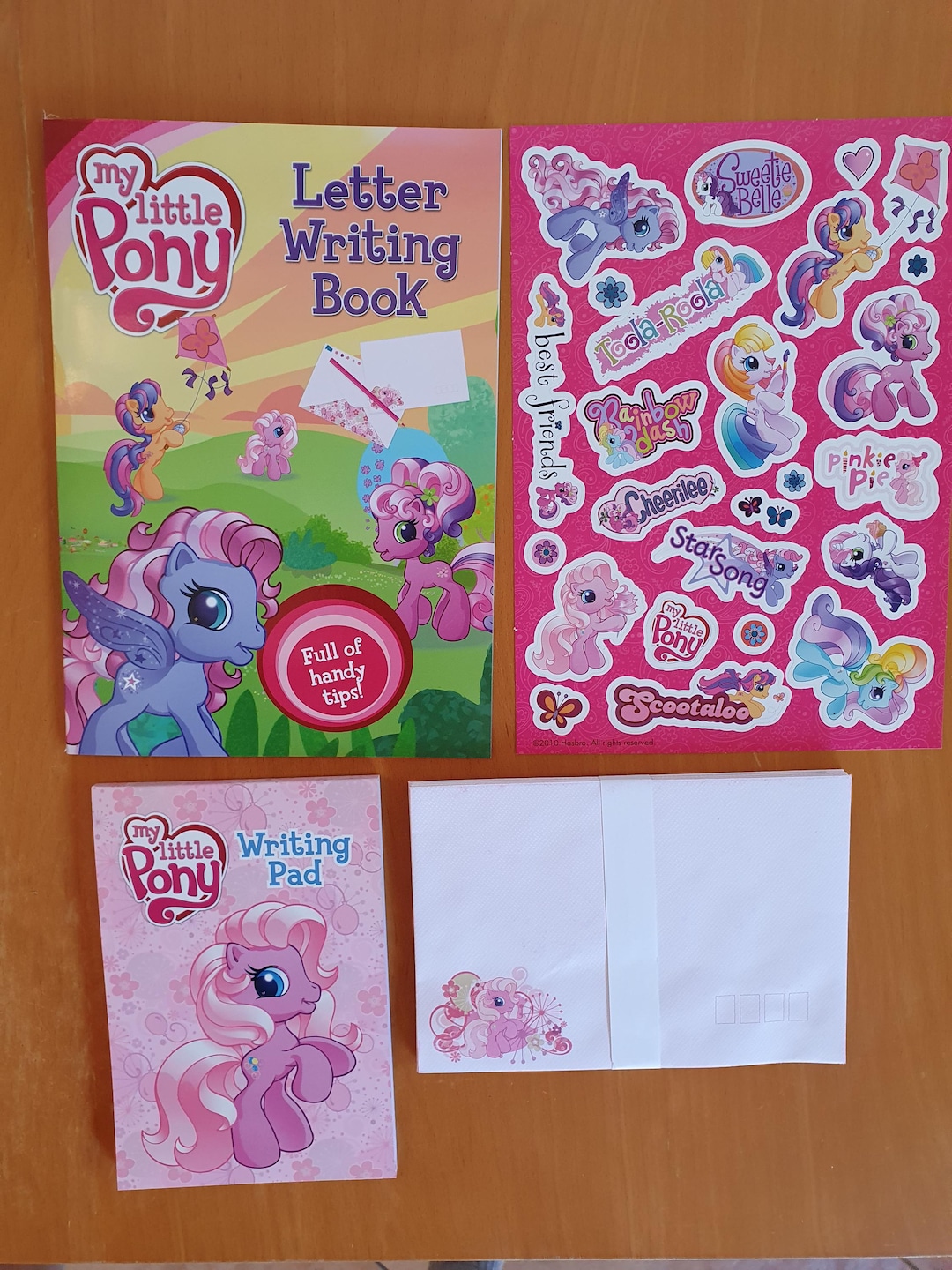 2010 My Little Pony Letter Writing Set - Etsy