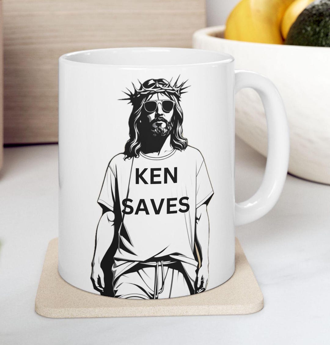 Personalized Jesus Mug, Custom Jesus Cup, Funny Jesus Mug, Jesus ...