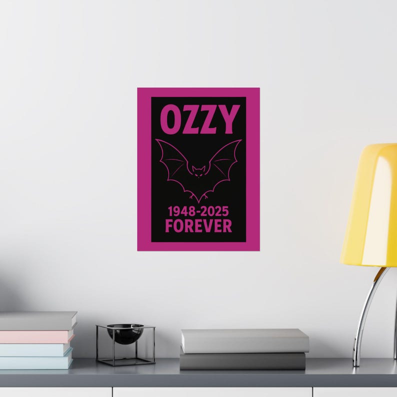 Ozzy Osbourne Matte Vertical Posters for Music Lovers, Graphic Art ...