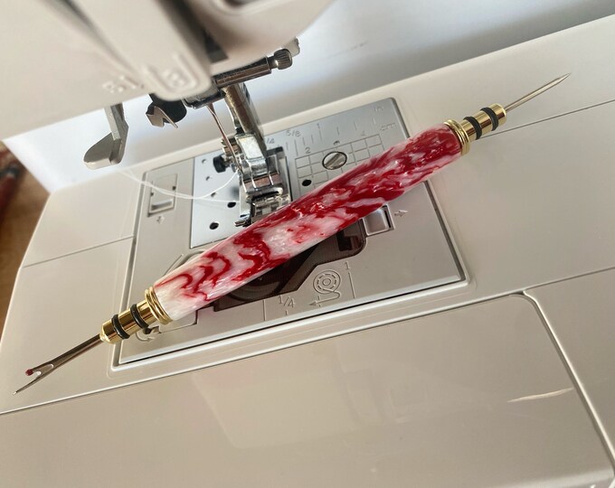 Red and Pearl Seam Ripper With Corner Pick - Etsy