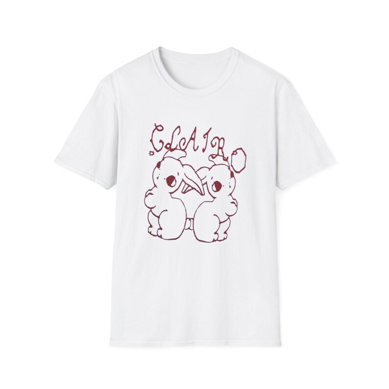 Clairo Bunny Rabbit Charm Tour Shirt | Clairo Bunny Merch T-shirt Tee ...