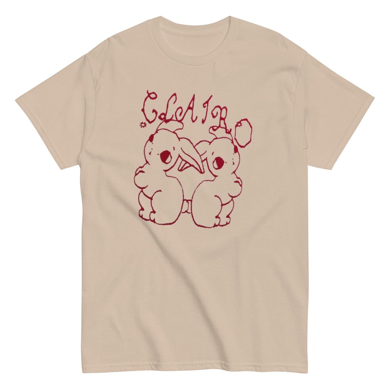 Clairo Bunny Rabbit Charm Tour Merch T-shirt Tee - Etsy