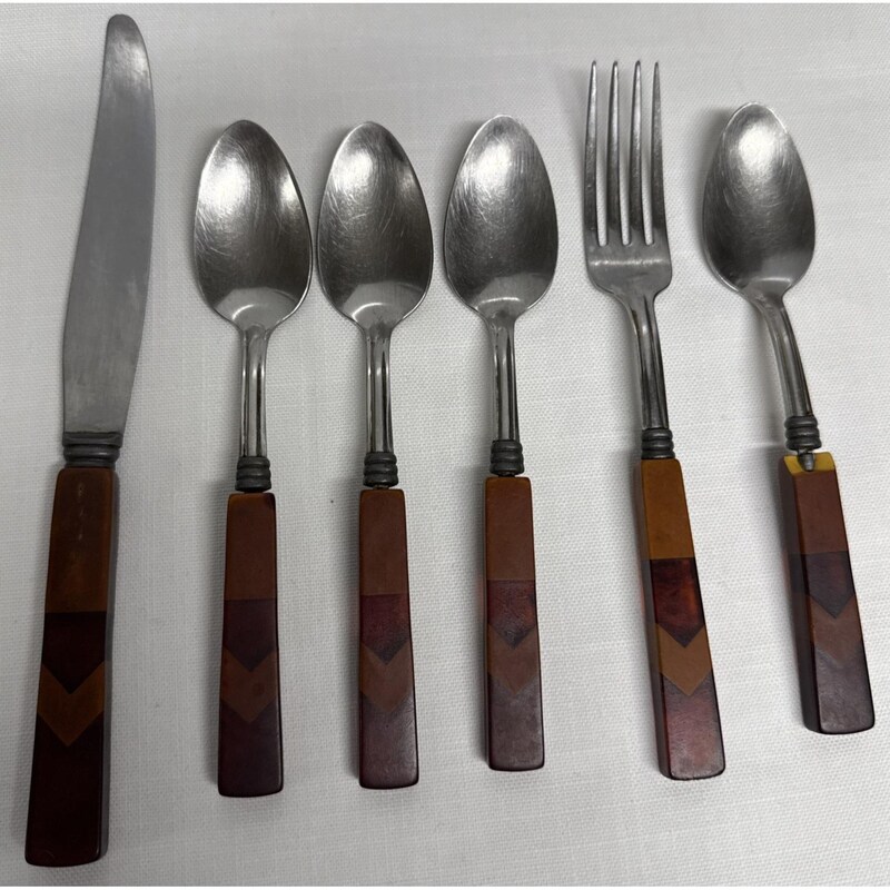 Chevron Silverware - Etsy