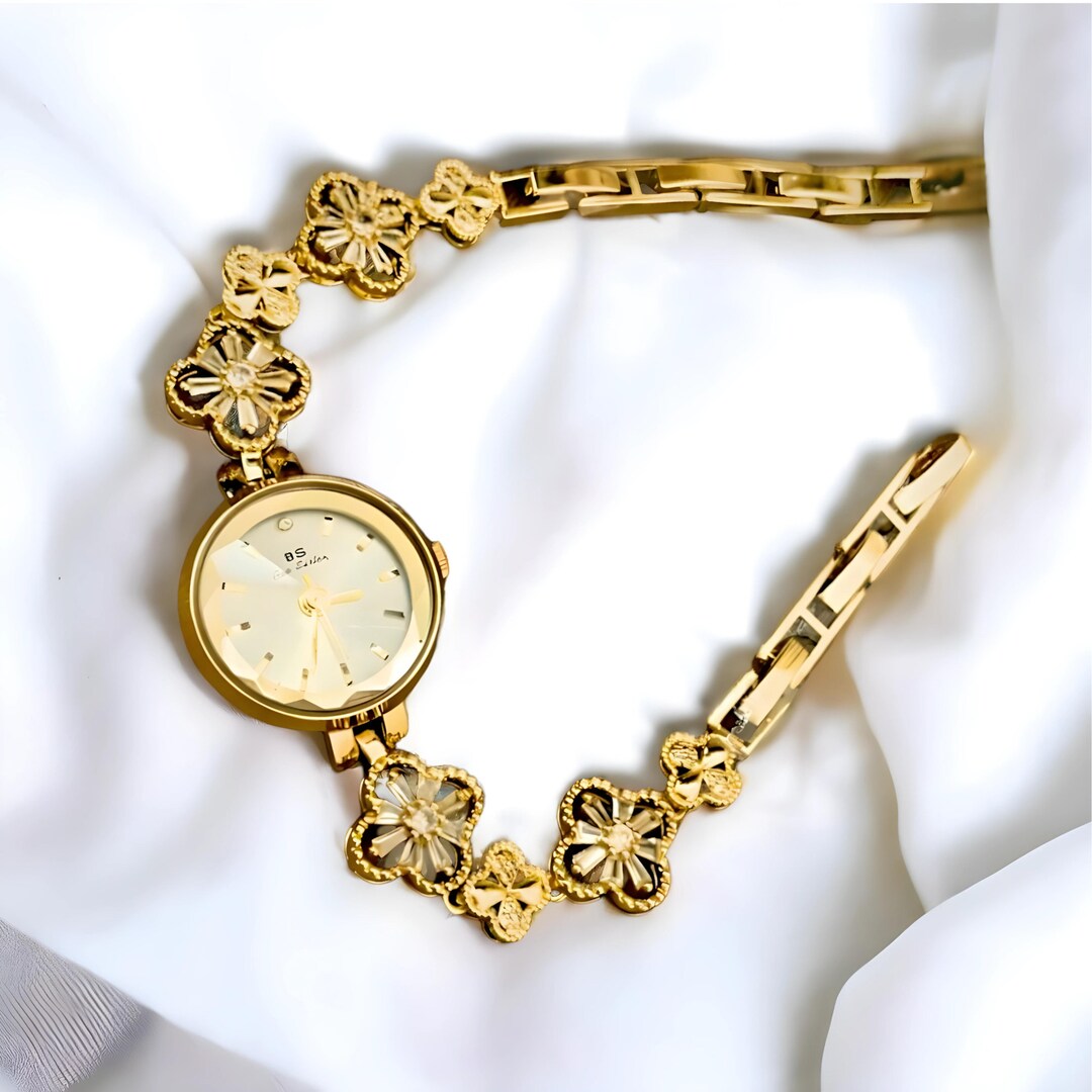 Vintage Gold Watch, Dainty Watch, Vintage Style Watch, Dainty Gold Watch, Womens Gold Watch ...