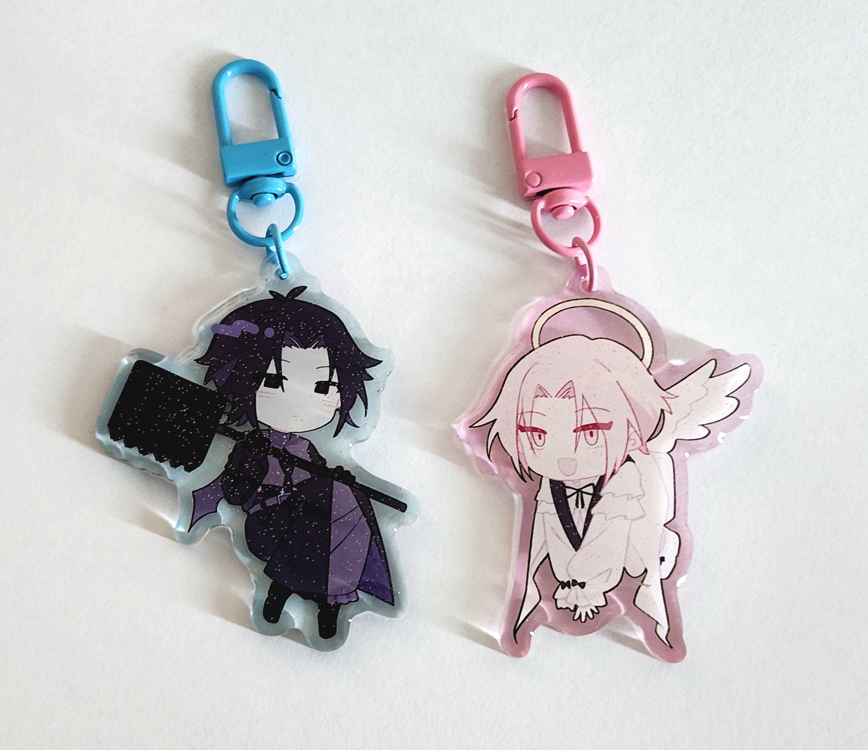 SHTDN Rpgmaker Goyou & Agape Glitter Epoxy Acrylic 2.5 Charms - Etsy