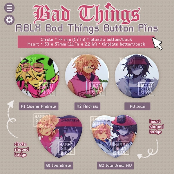Andrew Bad Things - Etsy