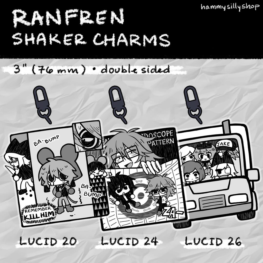 Ranfren Acrylic Shaker Keychains - Etsy