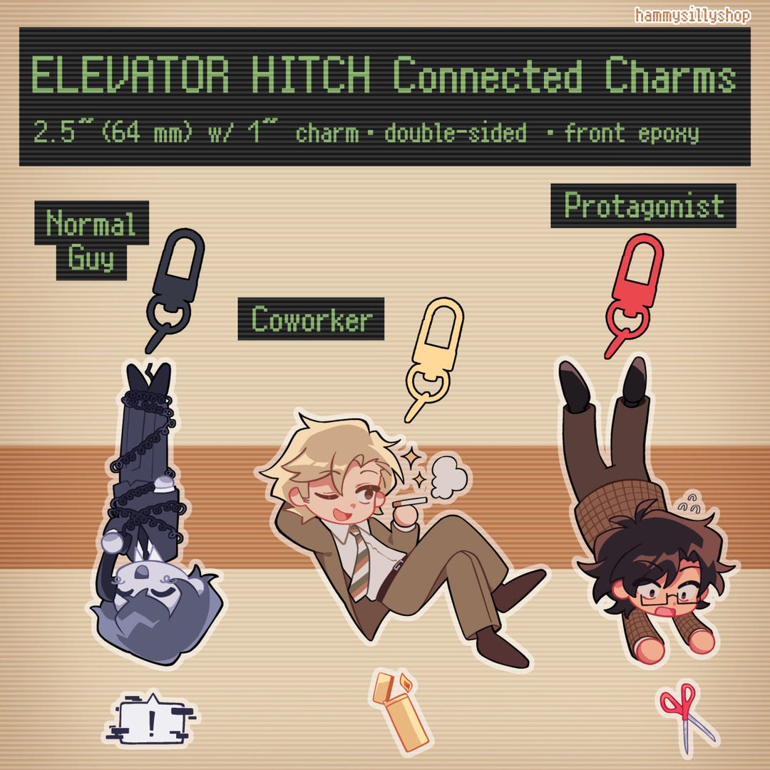 ELEVATOR HITCH Rpgmaker Connected Epoxy Charms - Etsy