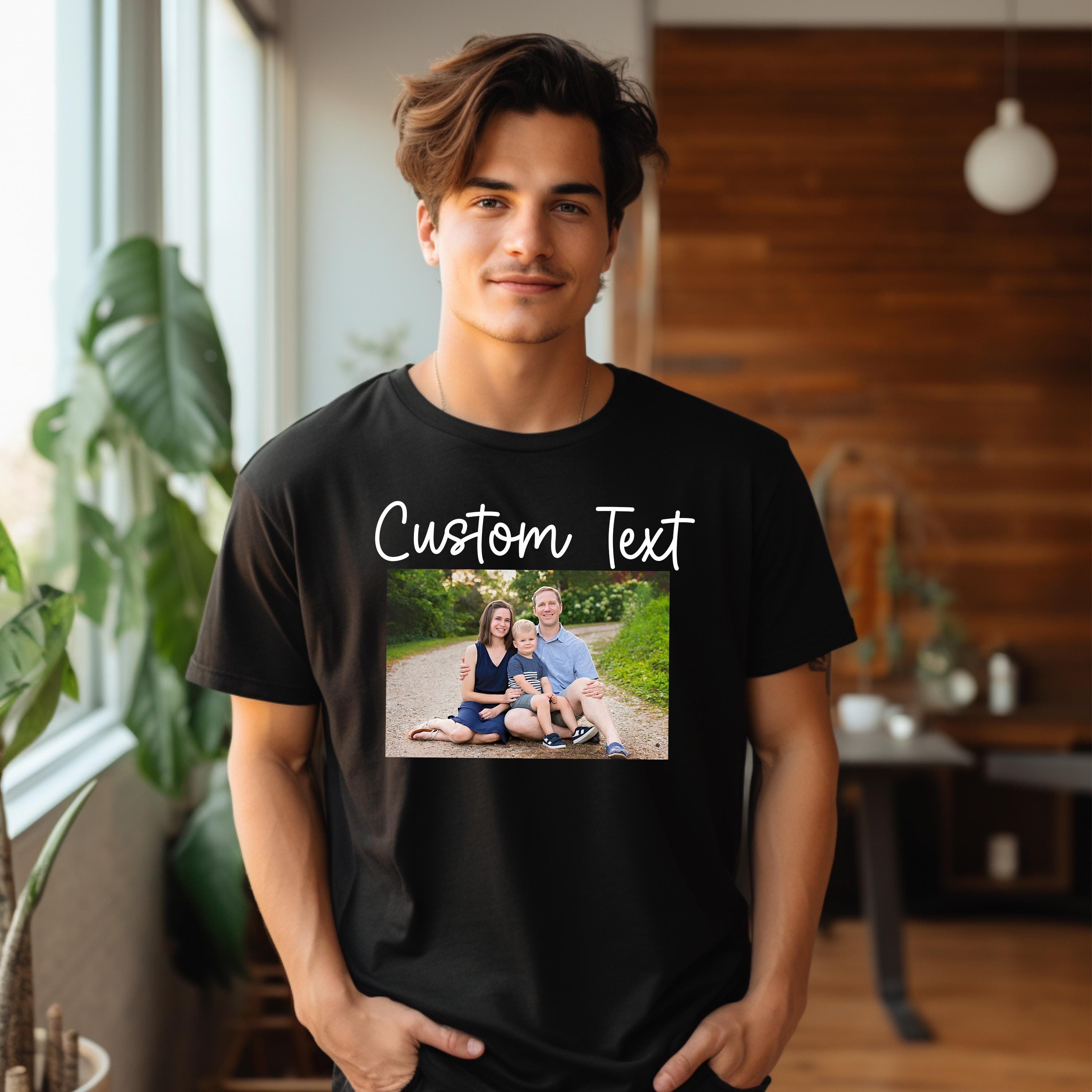 Custom Photo T-shirt, Custom Picture Shirt, Birthday Photo Shirt ...