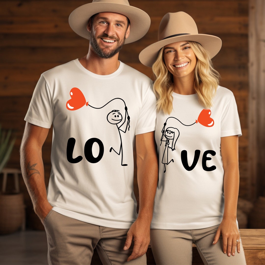 Couple Love T-shirt, Gift for Fiance, Love Tee, Newlywed Gift, Gift for ...