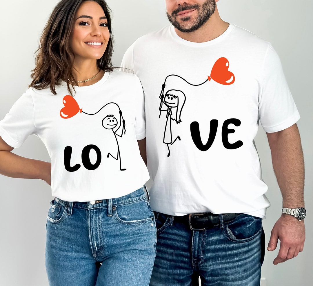 Couple Love T-shirt, Gift for Fiance, Love Tee, Newlywed Gift, Gift for ...