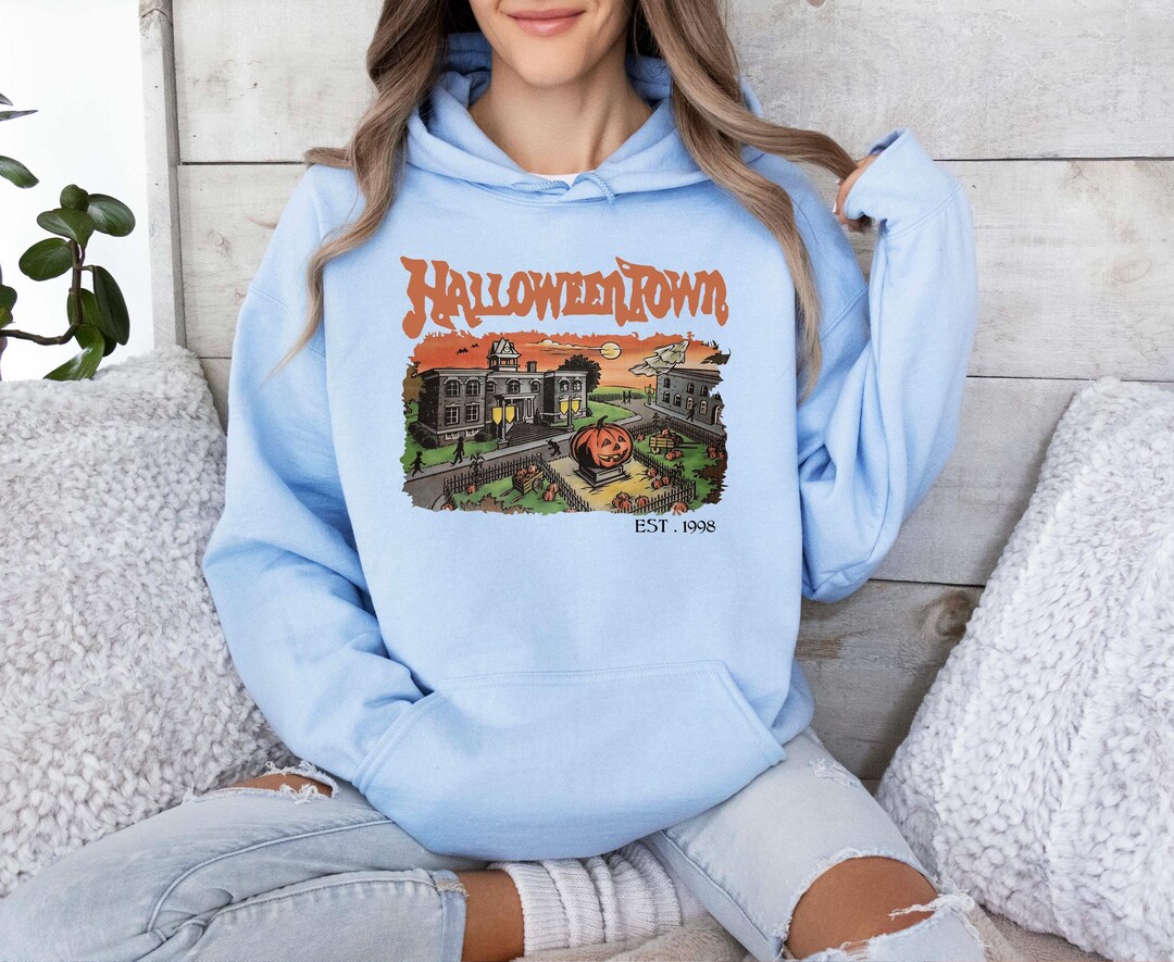 Halloweentown Hoodie, Ghost Halloween Hoodie, Funny Halloween Hoodie ...