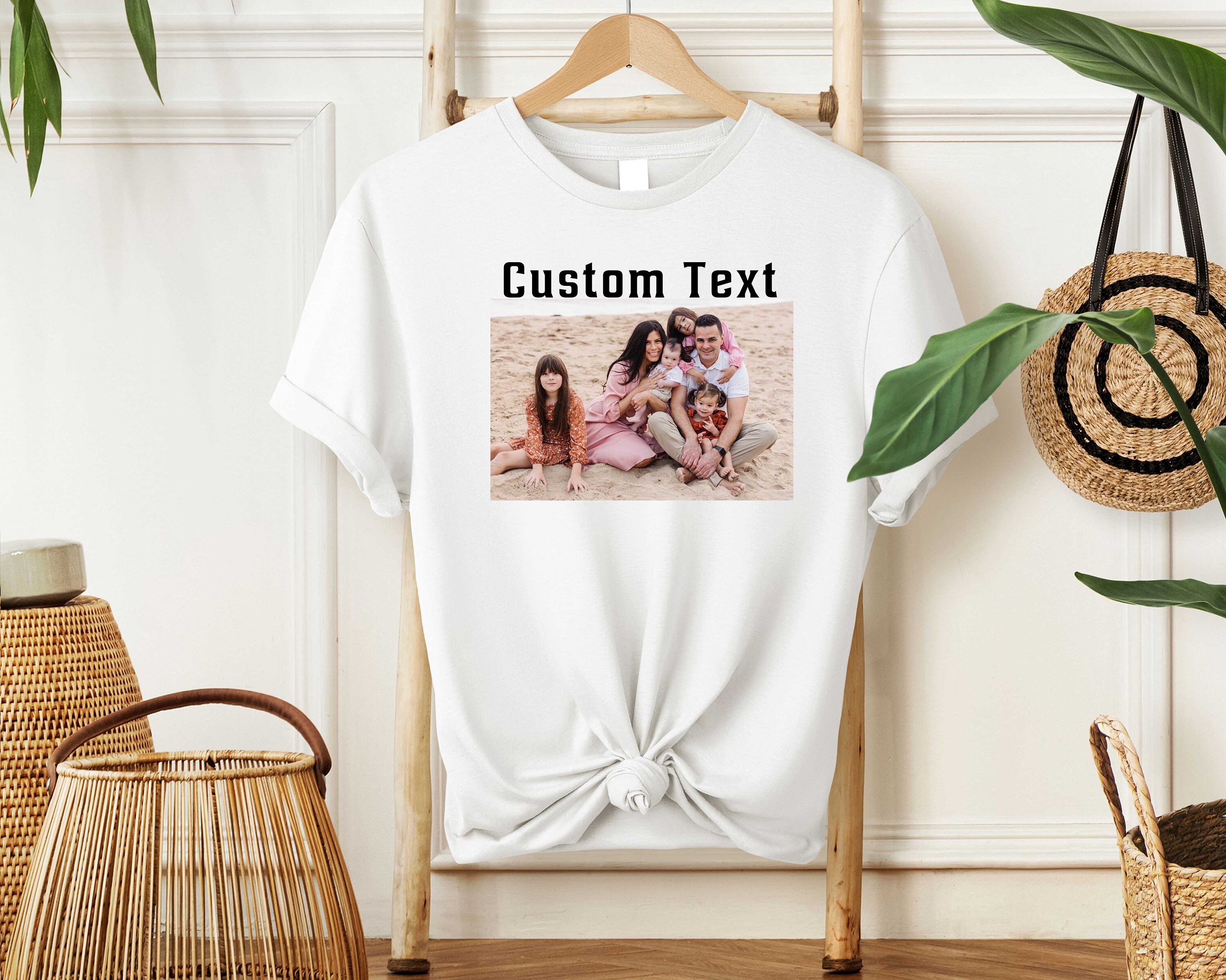 Custom Photo T-shirt, Custom Picture Shirt, Birthday Photo Shirt ...
