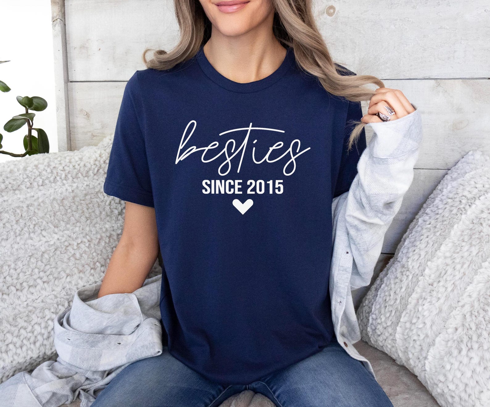 Custom Besties Since T-shirt, Custom Best Friends Shirt, Bff Matching ...