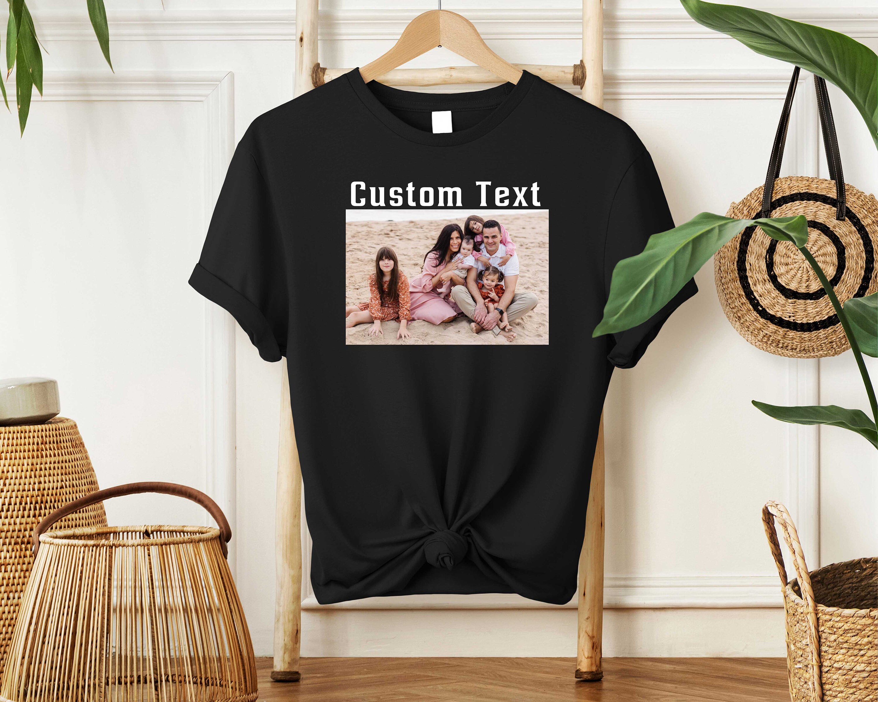 Custom Photo T-shirt, Custom Picture Shirt, Birthday Photo Shirt ...