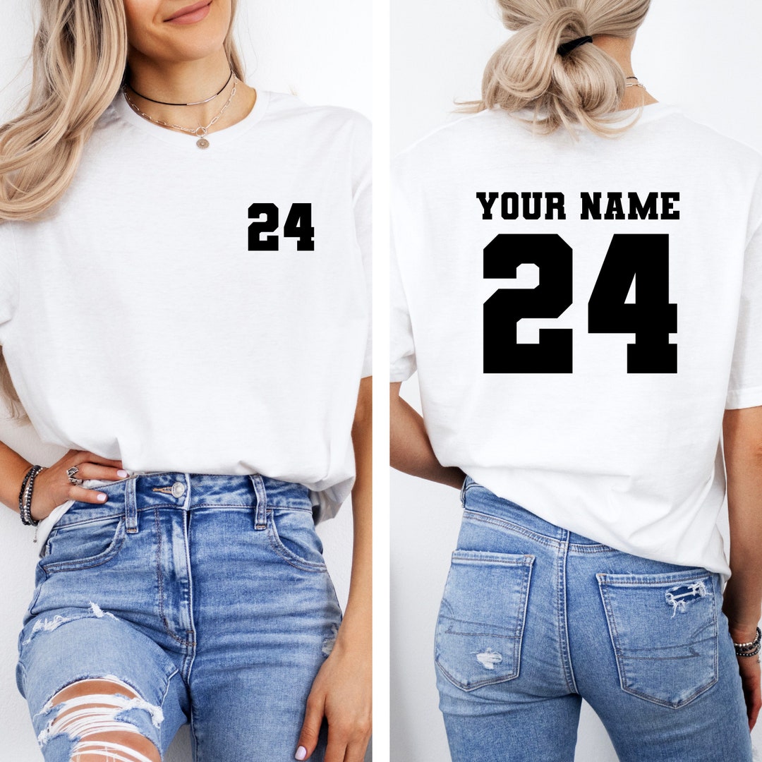 Custom Sports T-shirt, Personalized Sports Shirt, Your Own Writing ...