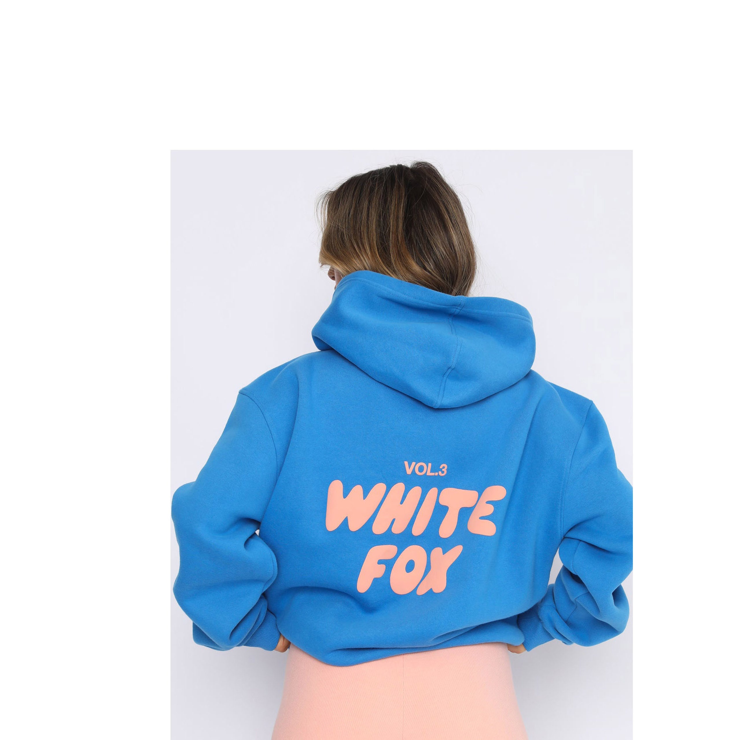 White Fox Hoody the Whitefox Hoodie, Relaxing, Leisure, Sweatshirt ...