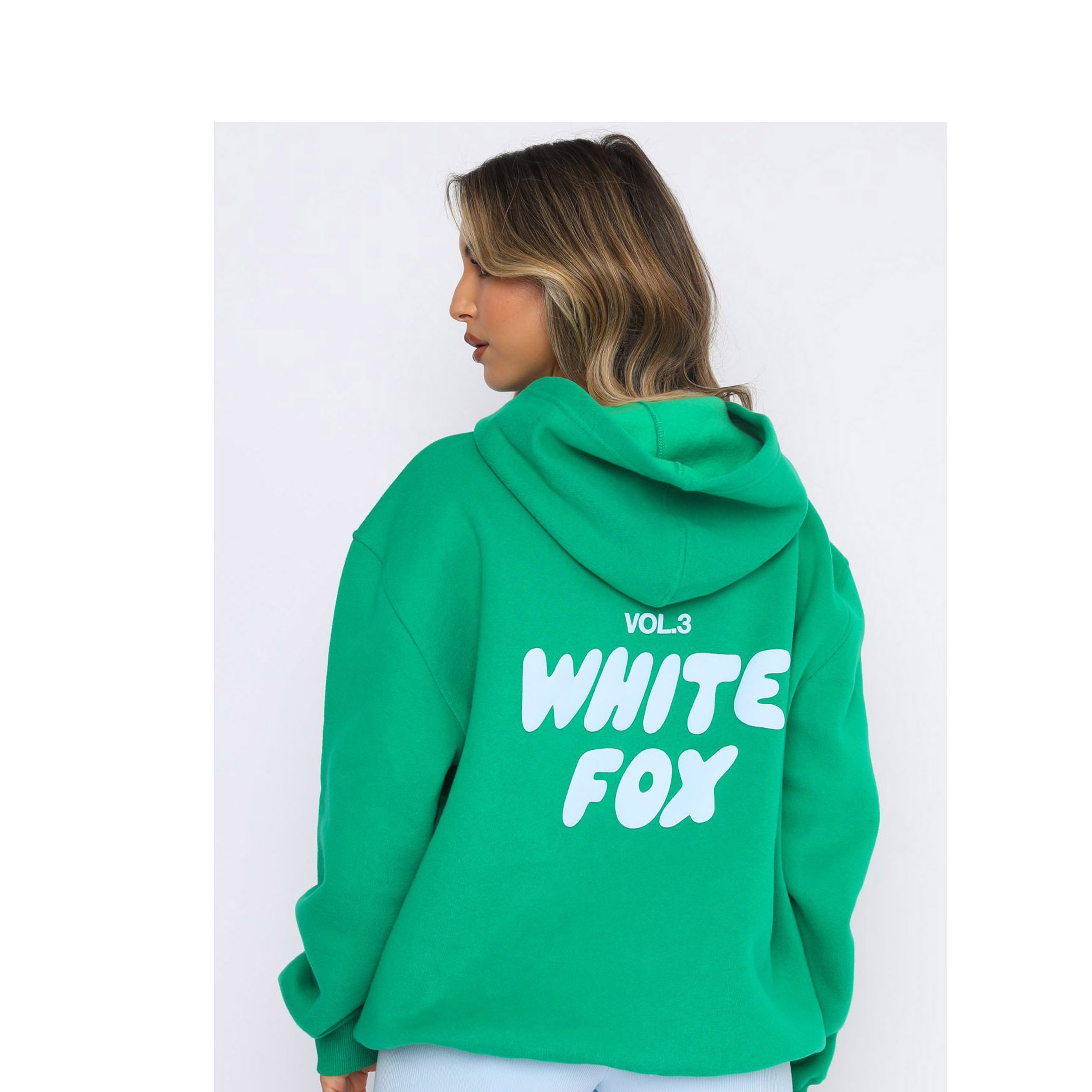 White Fox Hoody the Whitefox Hoodie, Relaxing, Leisure, Sweatshirt ...