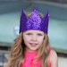 Purple Dress up Crown - Sequin Crown - Birthday Crown - Purple Floral ...