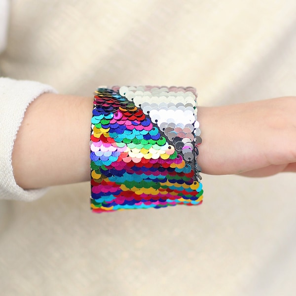 Sequin Cuff - Etsy