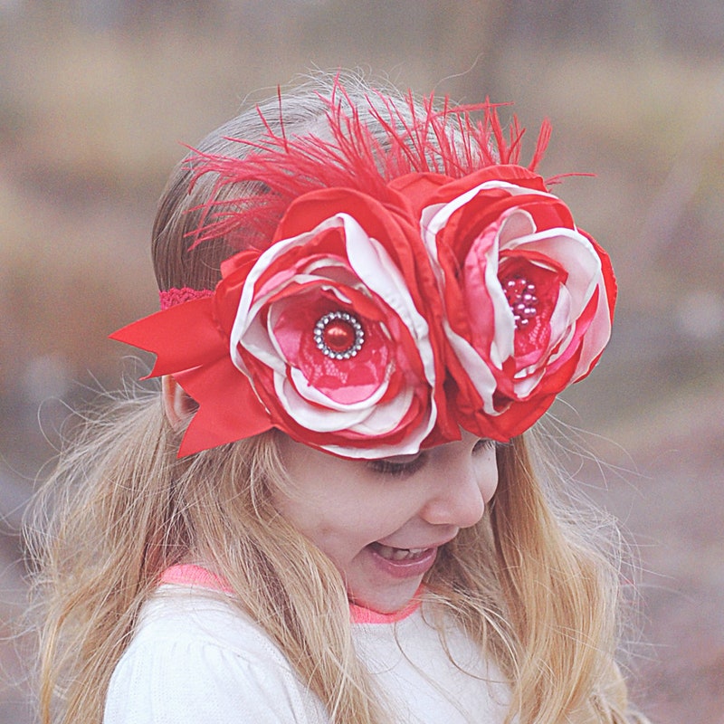 Double Feather Headpiece - Etsy