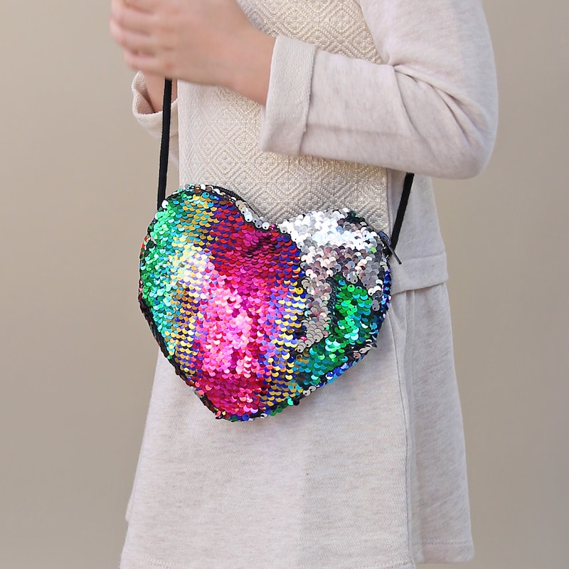 Sequin Heart - Etsy