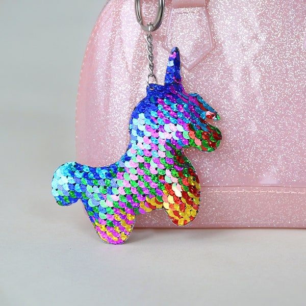 Rainbow Keychain - Etsy