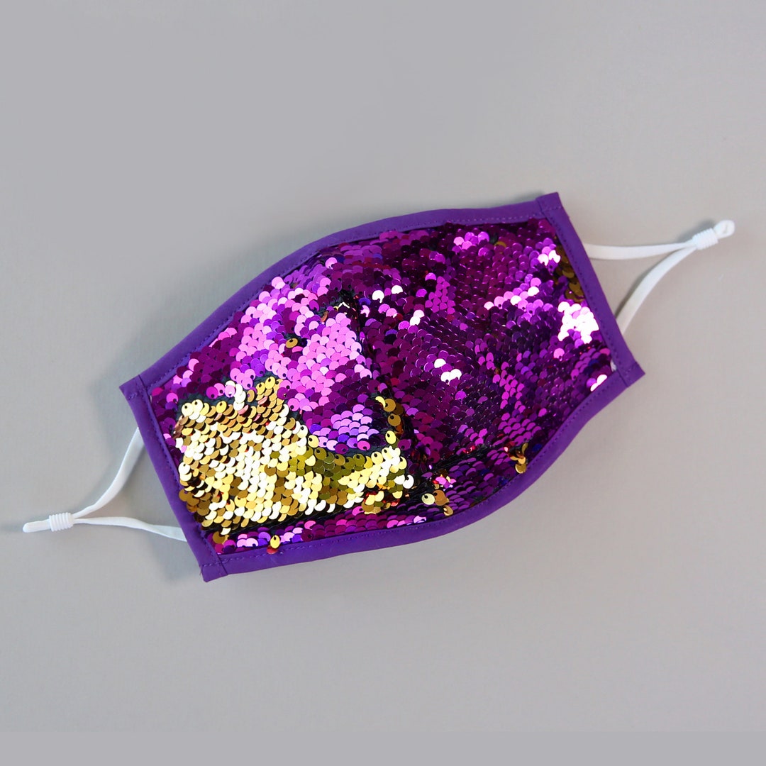 Sequin Face Mask Pocket Filter Face Mask Dust Face Mask - Etsy