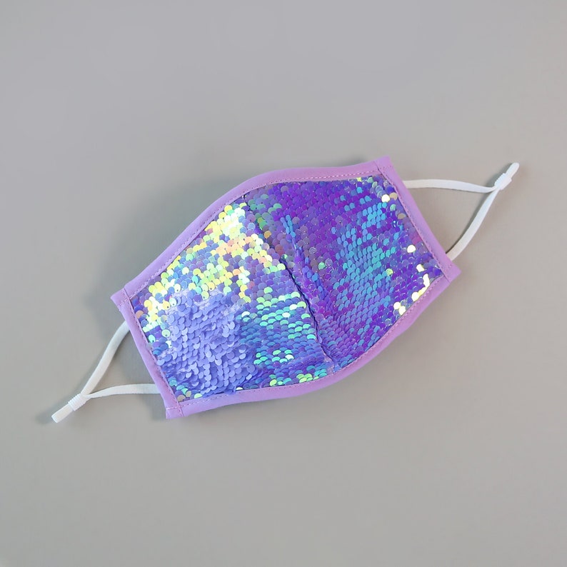Sequin Face Mask Pocket Filter Face Mask Dust Face Mask Etsy