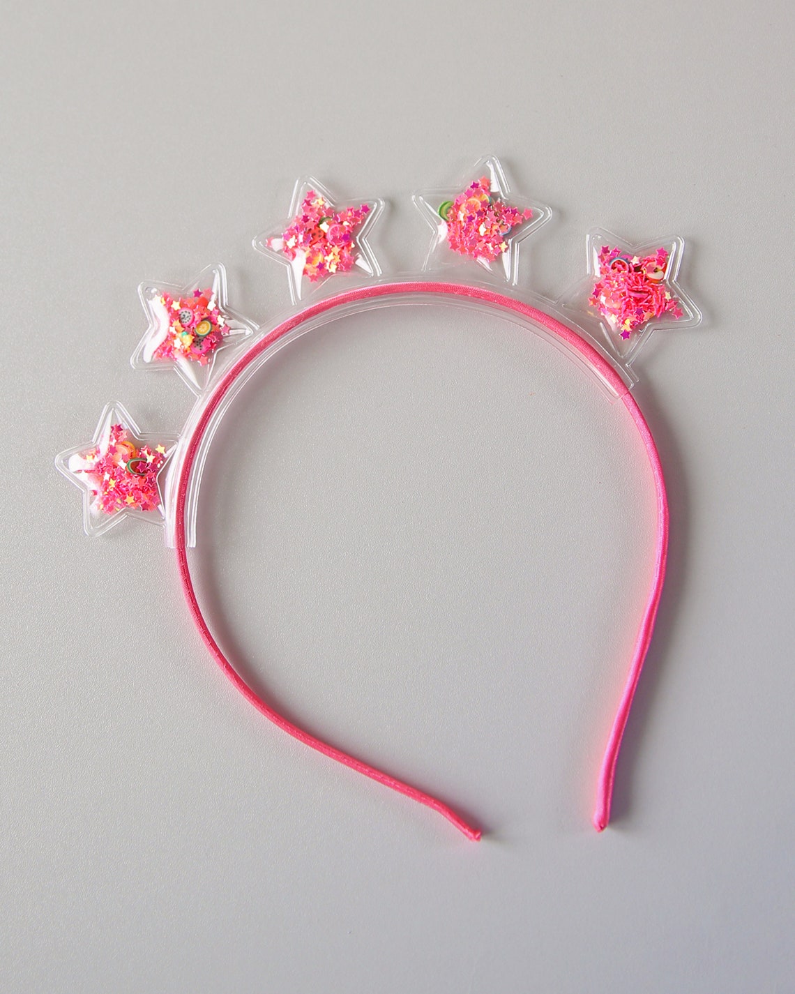 Clear Confetti Sequin Star Crown Headband Star Headband - Etsy