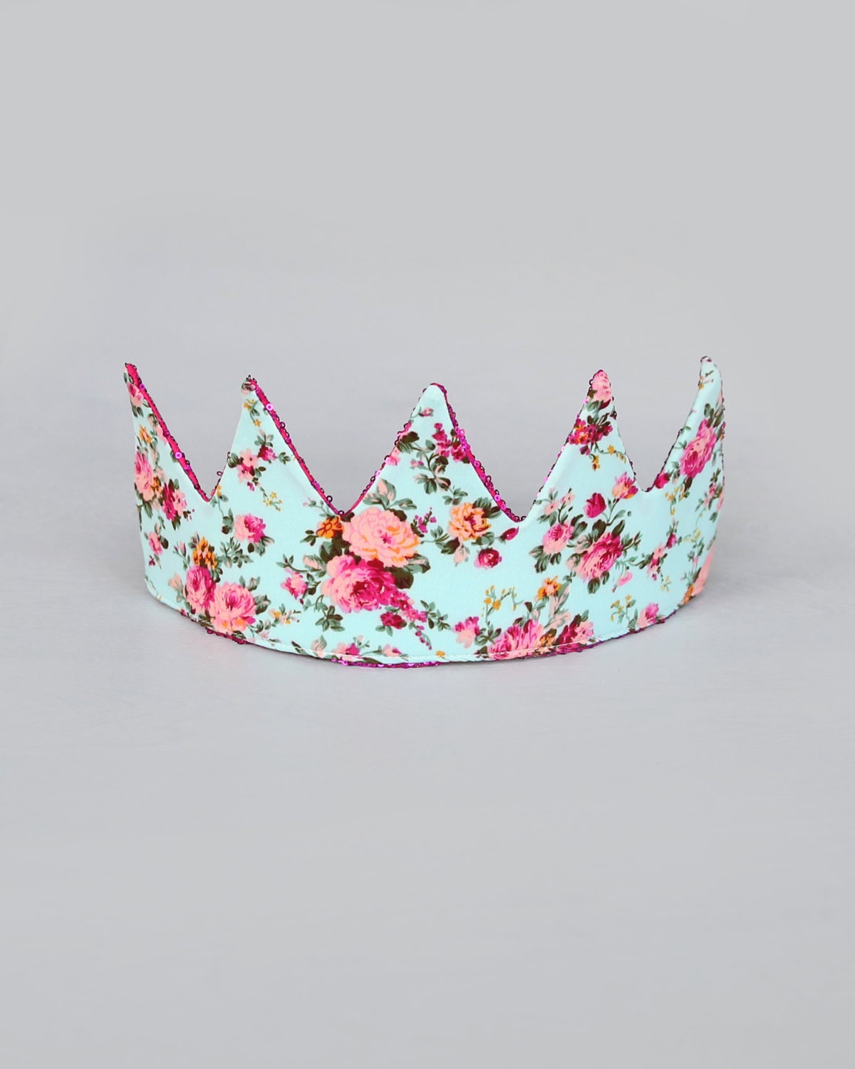 Dress up Crown - Sequin Crown - Birthday Crown - Hot Pink Sequins Crown ...