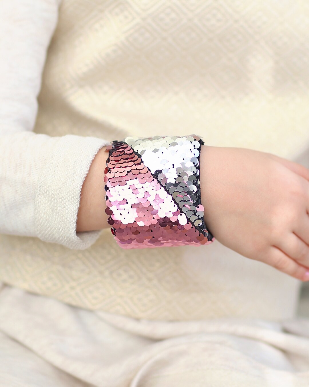 Magic Sequin Bracelet - Sequin Bracelet - Reversible Sequin Bracelet ...