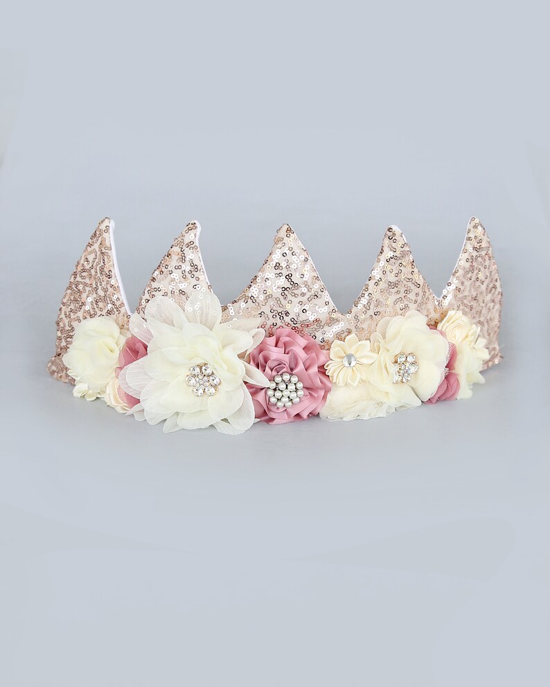 Flower Rainbow Dress up Crown Birthday Crown Flower - Etsy